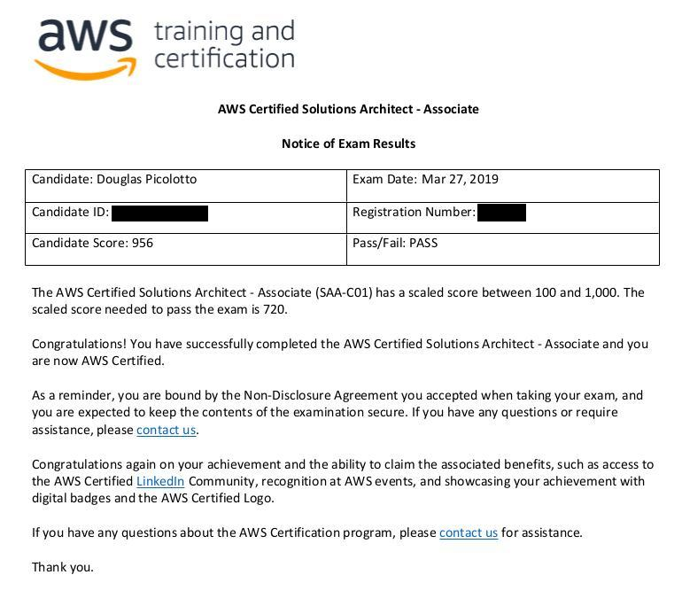 Como fui aprovado no exame AWS Certified Solutions Architect ...